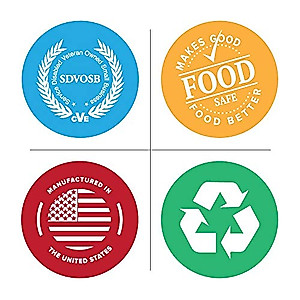 1/2 Gallon (64 oz) Food Storage Containers with Lids - Freezer and Microwave Safe Storage Containers, Round Plastic Containers with Lid, BPA Free, 25 Pack