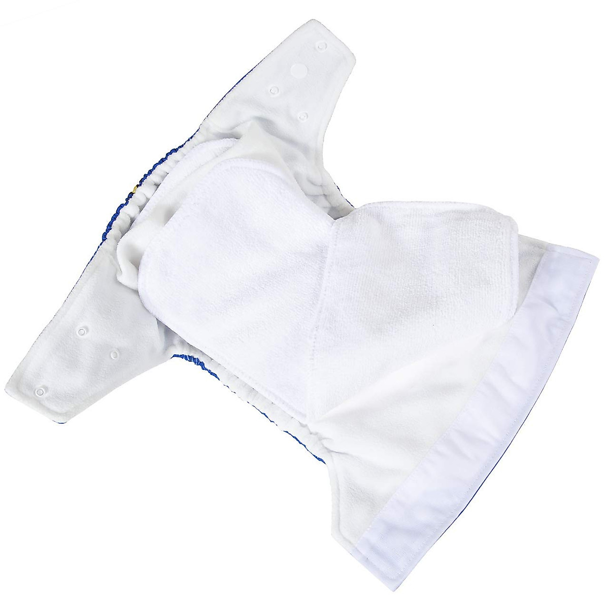 Kawaii Adult Diaper Liner Booster Pad Insert, Highly Absorbent Reusable Cloth Diaper Pads, Oversize 4-Layer (19 x 7.5) Pack of 5