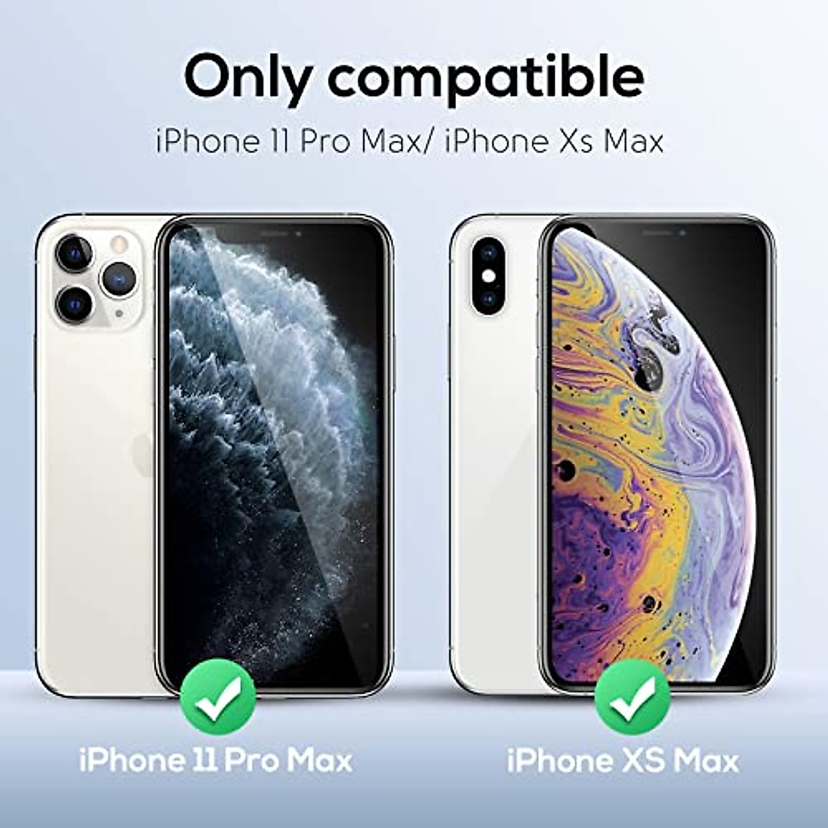 KKM [3 Pack] Screen Protector Compatible for iPhone 11 Pro Max/iPhone XS Max 6.5-inch, HD Tempered Glass Screen Protector, Easy Installation, Anti Scratch, Work with Most Case