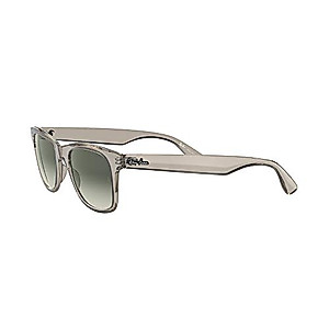 Ray-Ban Rb4640 Square Sunglasses, Transparent Grey/Light Grey Gradient Dark Grey, 50 mm
