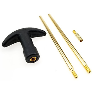 Wydan Universal Gun Cleaning Kit - Handgun Pistol 9mm Cleaning Kit for 9 mm .22 .357 .30 .38 .40 .44 .45 Ca Caliber - Carrying Case Compact Travel Size Metal Brushes