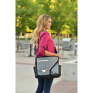 JJ Cole Metra Diaper Bag, Black Stitch