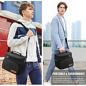 Expandable Cooler Bag - Mini Collapsible Travel Cooler for Car Road Trips Picnic Camping Hiking, Leak Proof Insulated Cooler Bag for Shopping, Reusable Portable Soft Cooler Bag for Airplane, Gray