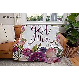 You Got This Blanket | Inspirational Blanket | Chemo Get Well Soon Gift | Get Well Blanket | Healing Thoughts Blanket | Breast Cancer Gift | Recover from Surgery Gift for Women