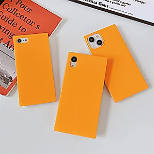 COCOMII Square Case Compatible with iPhone 13 Pro - Slim, Glossy, Solid Color, Electrifying Neons, Easy to Hold, Anti-Scratch, Shockproof (Neon Pink)