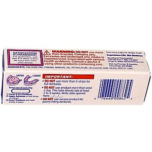 Fixodent Denture Adhesive Cream Original 0.75 oz (Pack of 8)