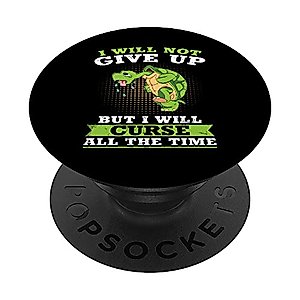 I Will Not Give Up Runner Turtle Running Jogging Carapace PopSockets Swappable PopGrip