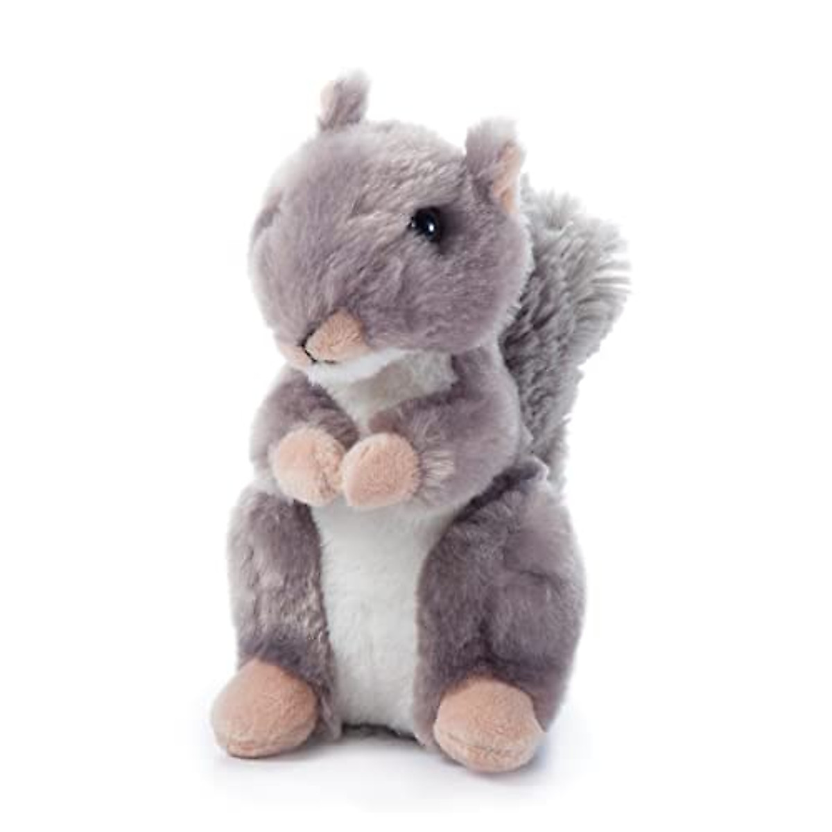 The Petting Zoo Squirrel Stuffed Animal Plushie, Gifts for Kids, Wild Onez Babiez Wildlife Animals, Squirrel Plush Toy 6 inches