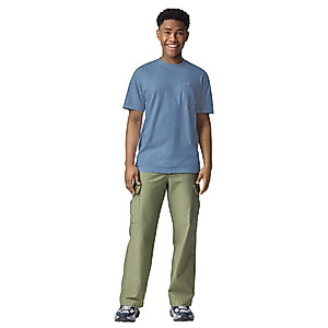 Comfort Colors Adult Short Sleeve Pocket Tee, Style G6030, Blue Jean, Medium