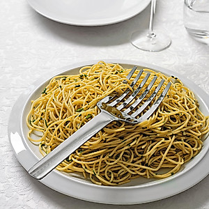 Alessi Tibidabo Spaghetti Serving F, Silver