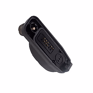 Klykon Audio Adapter with 2 Pin Plug for Motorola MTP850 MOTOTRBO XPR 6550 6350 XPR7550 7550e 75807380 7350 APX900 Walkie Talkie 2 Way Radio