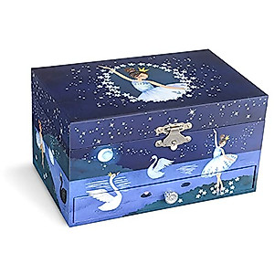 Jewelkeeper Ballerina Music Box & Little Girls Jewelry Set - 3 Ballerina Gifts for Girls - Jewelry Box for Girls