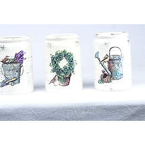 OHIO WHOLESALE, INC. Birds in The Garden Crocks Set of 3