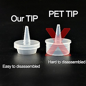 FURUIPENG 120mL LDPE Unicorn Plastic Thin Tip Dropper Bottles 4oz Free Mini Funnel (12 Pack)