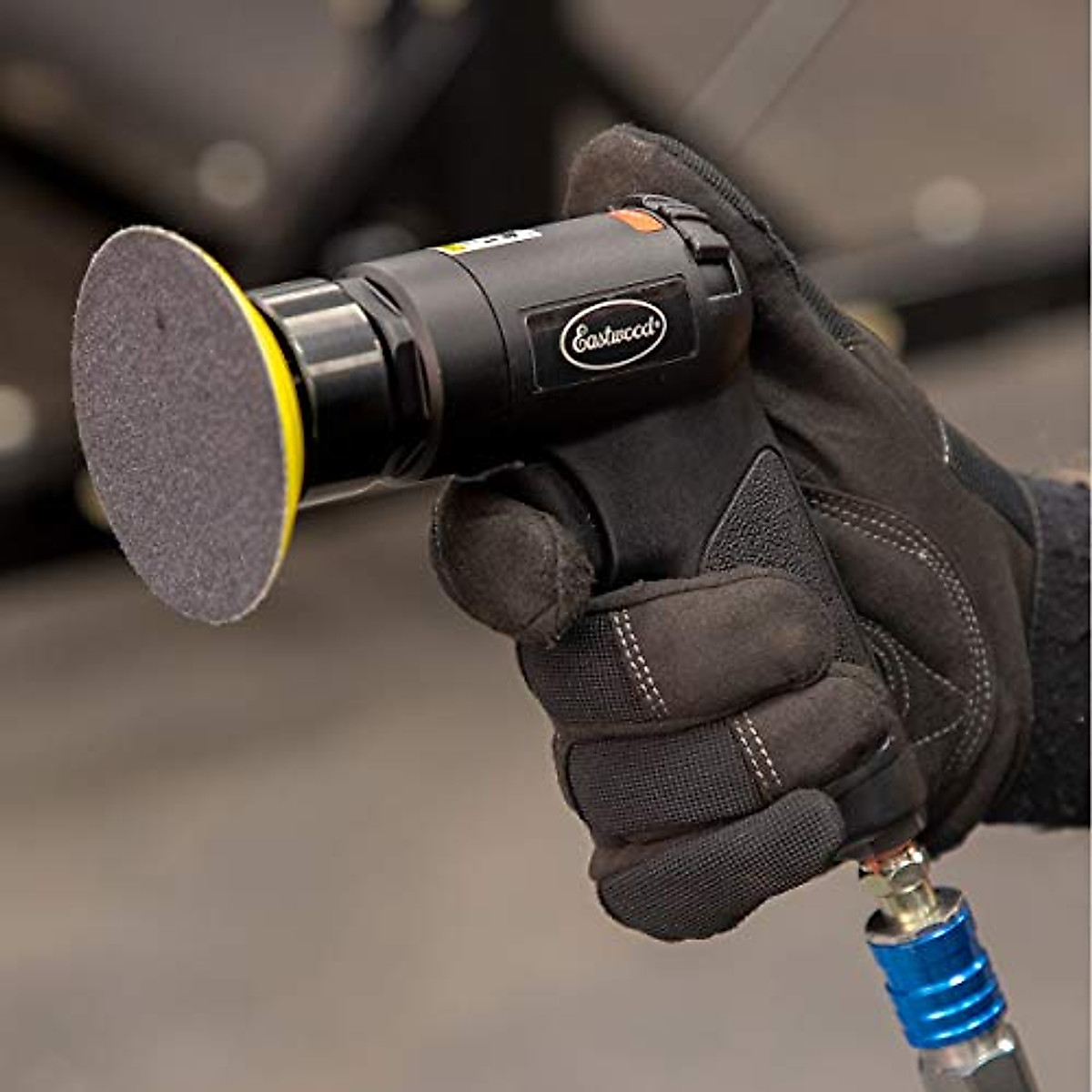 Eastwood Pistol Grip 3In Composite Orbital Sander Comfort Durable Lightweight