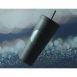 Starbucks Dark Green Jelly Studded Tumbler 24oz Venti