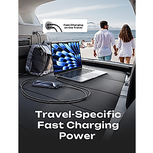 LISEN 90W USB C Car Charger [All Metal & Mini] Cigarette Lighter Adapter Fast Charging, Mini Dual PD 45W & PD 45W Super Fast Car Charger USB C for iPhone 15 Pro Max Glaxy S24 iPad Pro MacBook Air