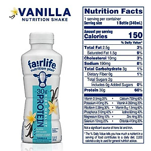Fairlife Nutrition Plan High Protein Shake Variety Pack Sampler - 11.5 Fl Oz (12)