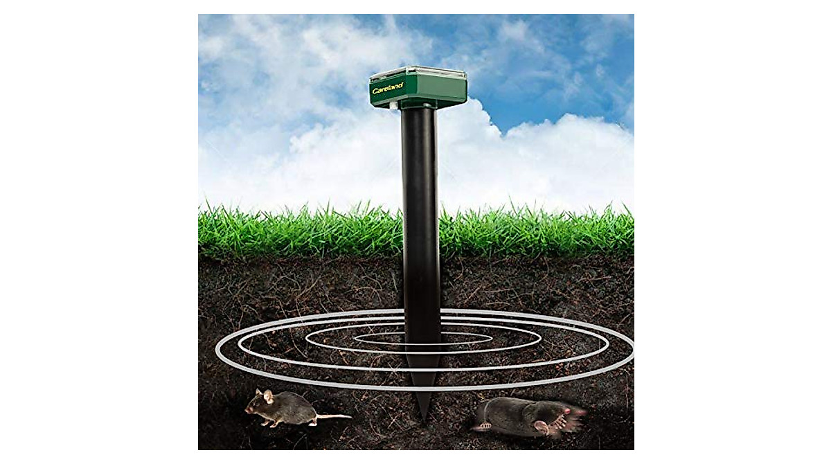 Solar Mole Repellent Stakes: Get Rid of Gophers & Voles