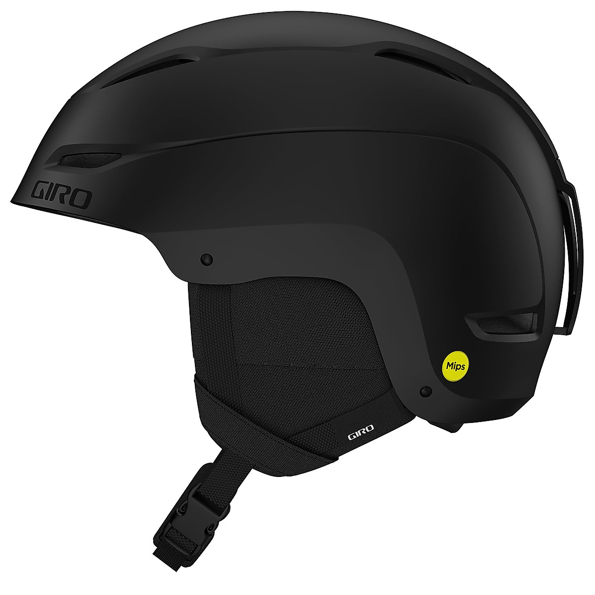 Giro Ratio MIPS Ski Helmet - Snowboard Helmet for Men, Women & Youth - Matte Black - Size M (55.5-59 cm)