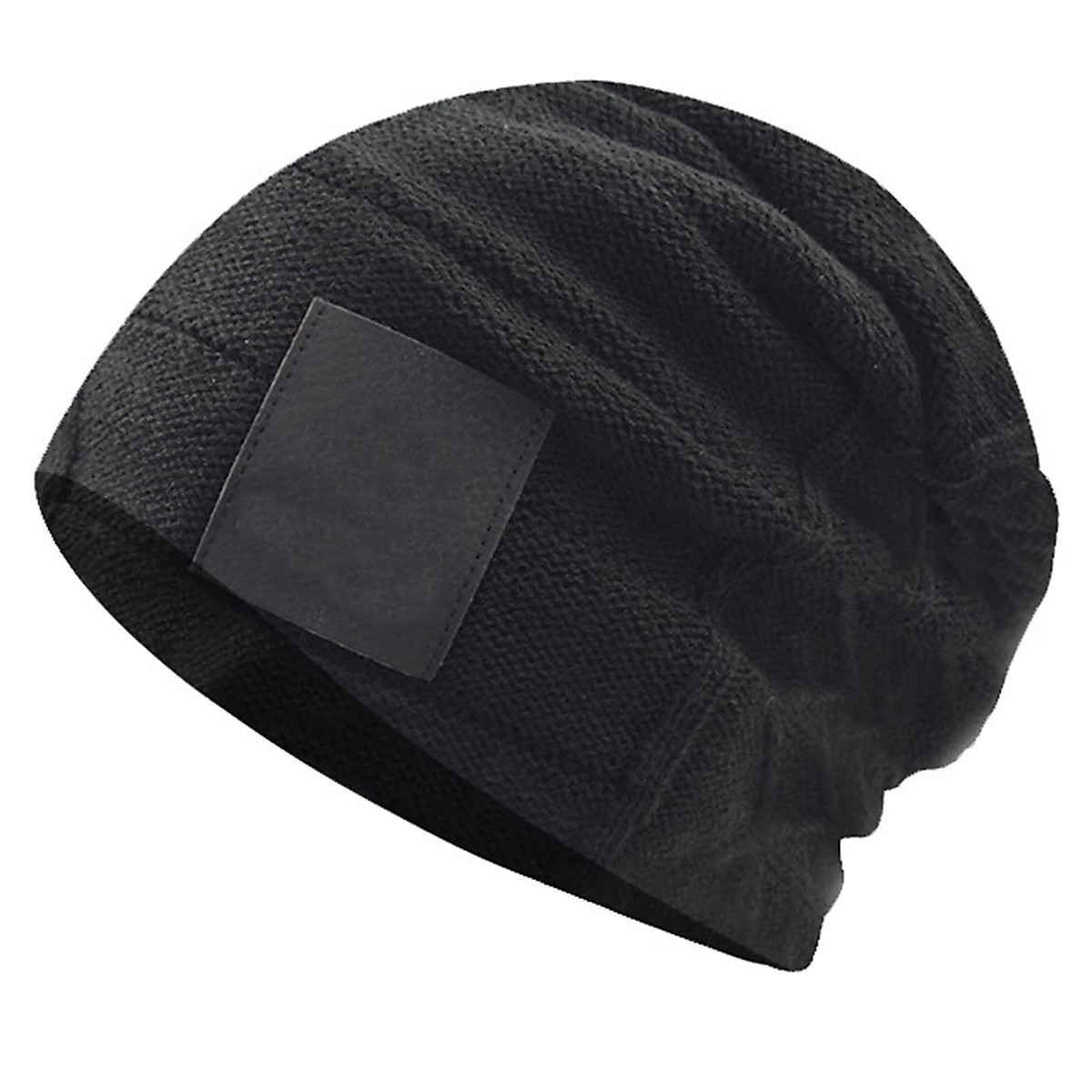 HYHMJ Beanie Hat Lightweight Unisex Warm Windproof Soft Knit Cuffed Winter Hat Presents for Men Him,C,28 * 22cm