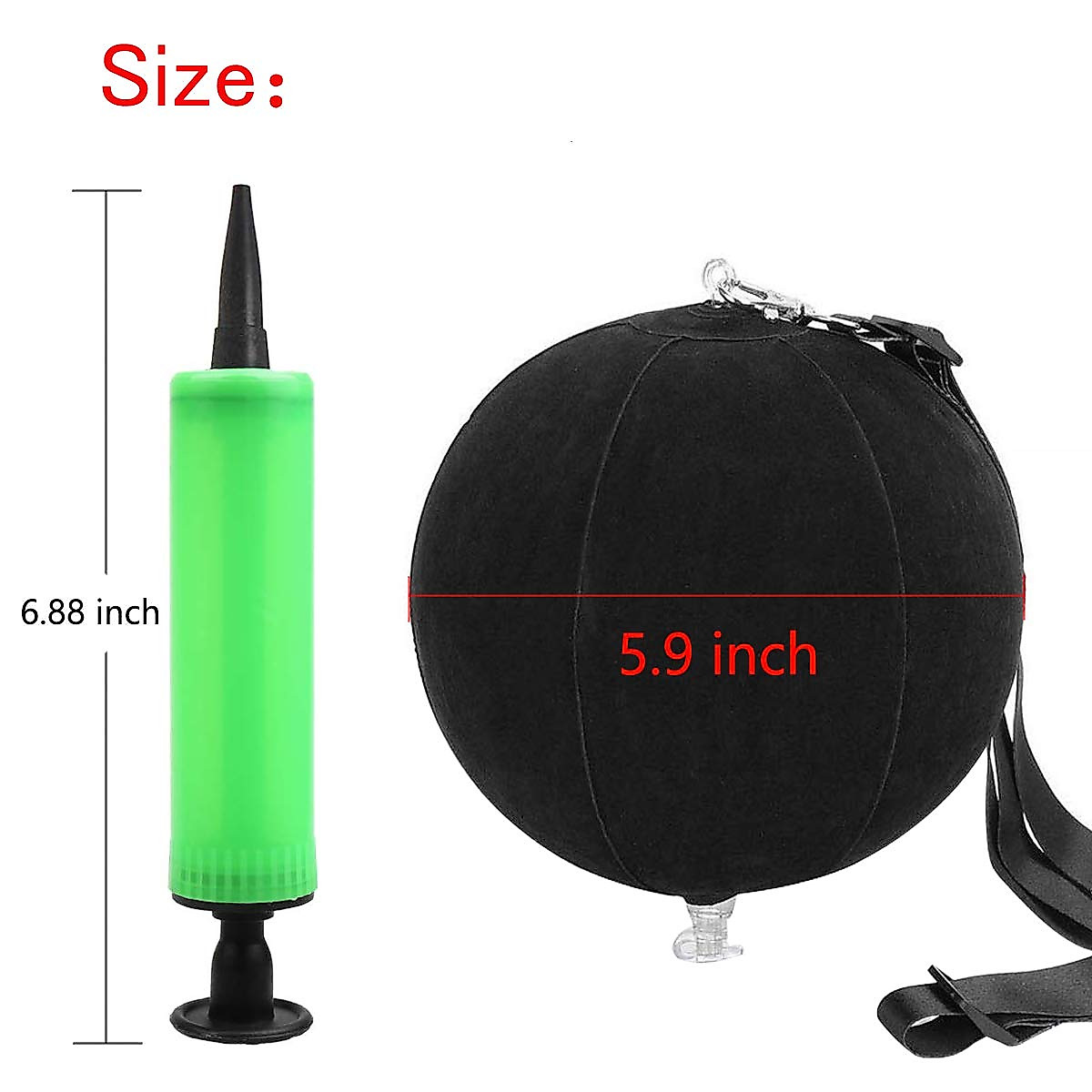 Vukayo Golf Swing Trainer Ball,Golf inflable Ball, for The Player practing Posture Correction Training