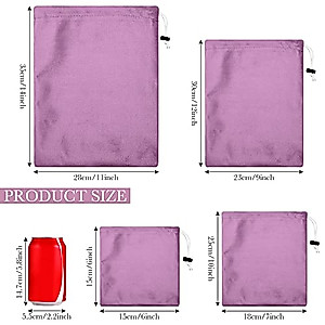 20 Pcs Adult Game Toy Storage Bags Drawstring Gift Bags Pouches for Toys Lightweight Ditty Stuff Pouch Multi Purpose Foldable Compact Home Travel Toy Bag Sunglasses Pouch Case, 4 Sizes (Classic)