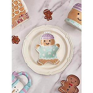 Bico Gingerbread Man Spoon Rest, for holding Spoon, Ladle, Utensils, Dishwasher Safe