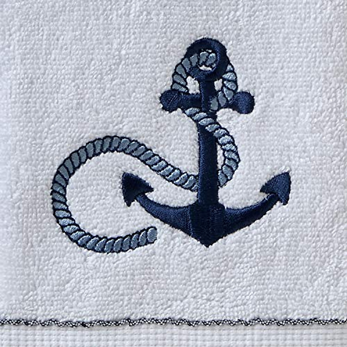 SKL Home Sea Drift Hand Towel Set, White