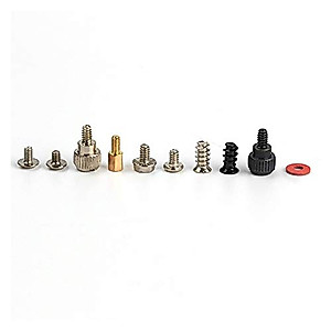 Taoyouzj Screws 228pcs Computer PC Screw Assortment Kit DIY Computer PC Screws Set with Plastic Case for Motherboard Case Fan CD-ROM Hard Disk