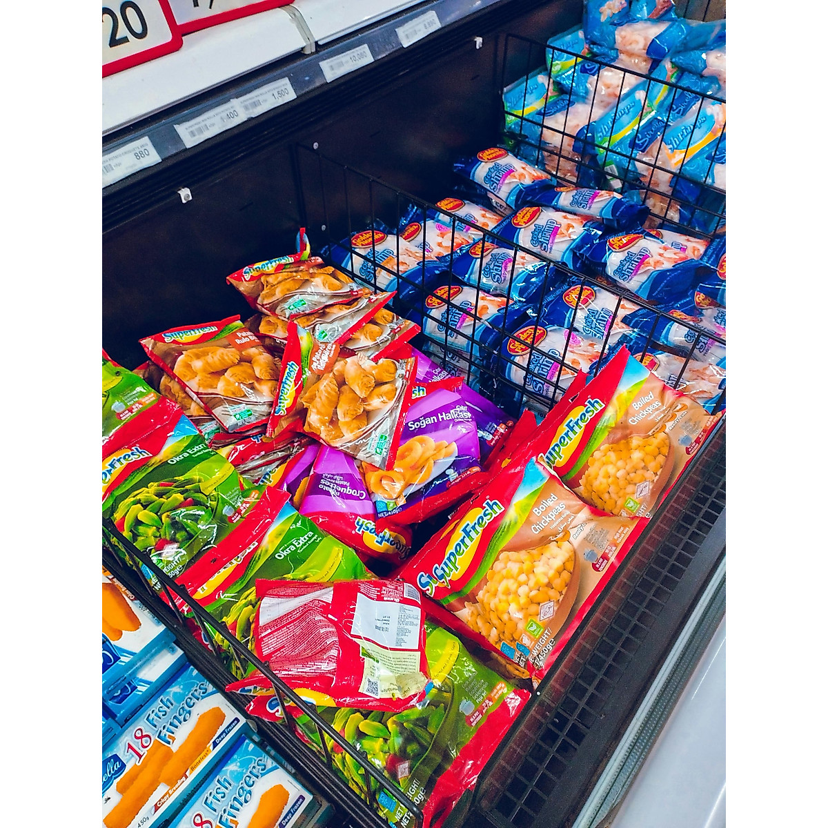 Commercial Display Chest Freezer, ETL NSF Market Grocery Island Merchandiser Showcase, 79" W 16.77 cu. ft. White