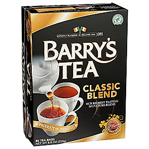 Barry's Tea Bags, Classic Blend, 80 Count, 8.8 Oz, (00102506)