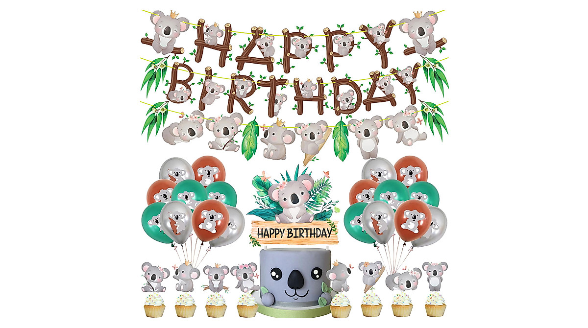 Koala Birthday Party Decorations - Cute & Fun Supplies