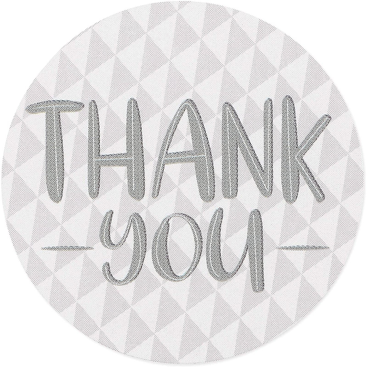 Pink Thank You Sticker Roll, Round Labels (1.5 Inches, 1000 Pack)