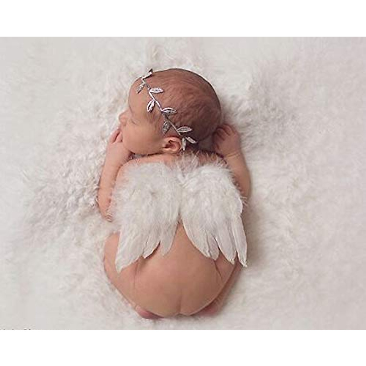 EMAAN 98 ft Artificial Vine,Silver Leaf Ribbon, Garland Baby Hair Band Wedding Party Christmas Home Wall DIY Gift Craft Decoration(Silver)