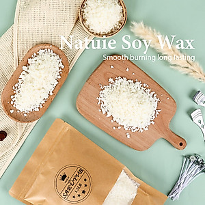 SAEUYVB Candle Making Kit with Wax Melter, Candle Making Kit for Adults - DIY Starter Soy Candle Making Kit/Supplies-Perfect as Home Decoration