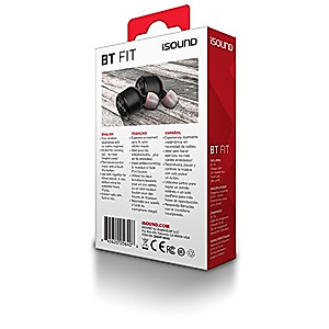 BT FIT Truly Wireless Bluetooth Earbuds: Up to 7 Hours of Playtime-Built in Microphone for Those on The Move-Sport Friendly