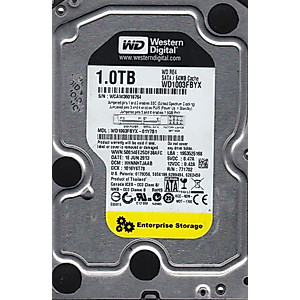 WD1003FBYX-01Y7B1, DCM HHNNHTJAAB, Western Digital 1TB SATA 3.5 Hard Drive