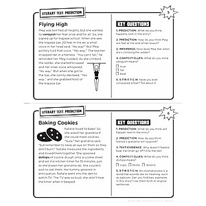 100 Task Cards: Literary Text: Reproducible Mini-Passages With Key Questions to Boost Reading Comprehension Skills