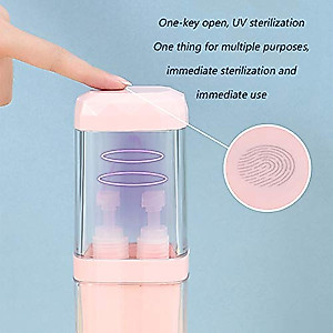 Household items Ultraviolet Disinfection wash Cup, Travel kit toiletries, Storage Cup and Bottled wash kit, Transparent and Visible Multifunctional Toothbrush Box