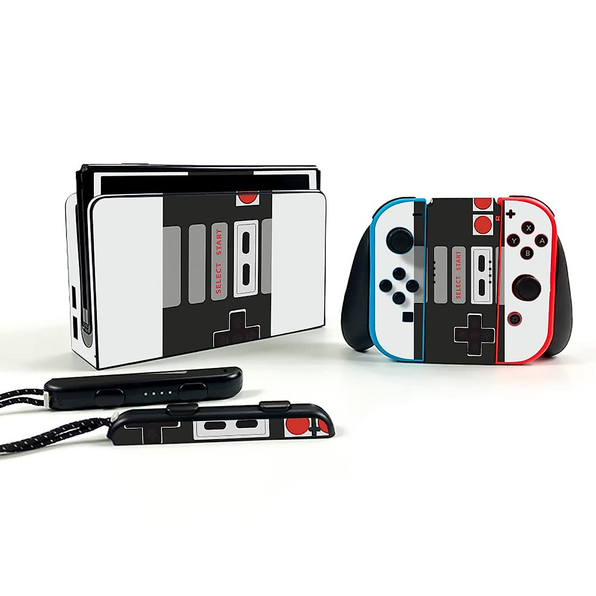 MightySkins Skin Compatible with Nintendo Switch OLED - Retro Gamer 3 | Protective, Durable, and Unique Vinyl Decal wrap Cover | Easy to Apply, Remove, and Change Styles | Made in The USA