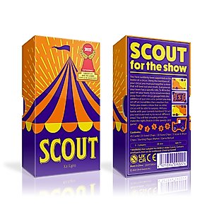 Oink Games Scout - Easy-to-Learn Japanese Strategy Card Game | Game of The Year Nominee | Great for Secret Santa & Stocking Stuffers | Ages 9+