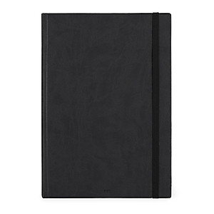 Legami - Maxi Daily Diary, 13 Months, from January 2024 to December 2024 with Weekly Planner January 2025, 400 Detachable Pages, Elastic Closure, Address Book, 21 x 29.7 cm, Black Onyx