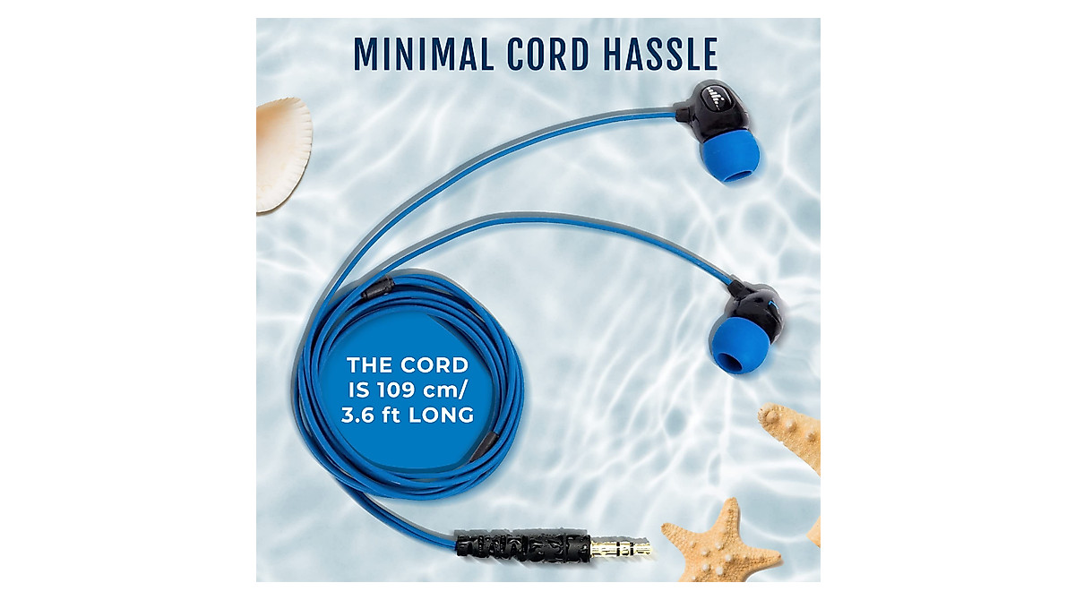 H2O Audio Surge+ Waterproof Headphones for Active Lifestyle