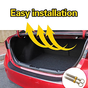 Crynod 2 PCS Car Trunk Lid Modification Spring Accessory with Clamp, Adjustable Metal Vehicle Lifting Spring Accessories, Universal Automotive Trunk Spring Replacement for SUV Truck RV (Silver)