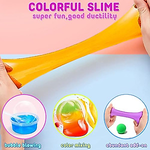 PANSHAN Fidget Advent Calendar 2023 Crystal Slime Christmas Countdown Calendar Toys Holiday Set 24 Days Xmas Surprise Gift Toys for Kids Girls Boys Ages 3 4 5 6 7 8 9+