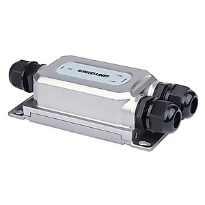 Intellinet 2-Port Gigabit PoE++ Extender Outdoor, 60W Power Budget, 30W Out Per Port, IP67 & IK10, Ultra POE Passthrough Switch-3 Yr Mfg Warranty-561648