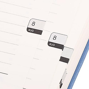 NUOBESTY Note Pads Note Book Schedule Notepad Work Calendar Daily Planner Study Notepad Efficient Calendar Work Plan Pad Teacher Planners Schedules A5 Notebook Imitation Leather