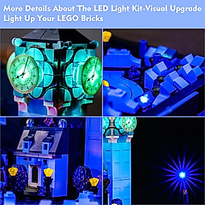 LocoLee LED Light Kit for Lego Peter Pan & Wendy's Flight Over London 43232, Creative Lighting Set Accessories Compatible with Lego 43232 Building Set (Lights Only, No Models)
