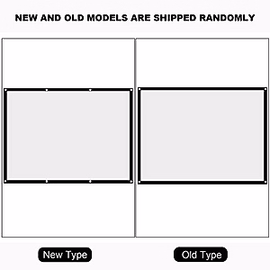 Velaurs Projection Screen, Projector Curtain Non-Crease for Open-air Cinema(60 inches)